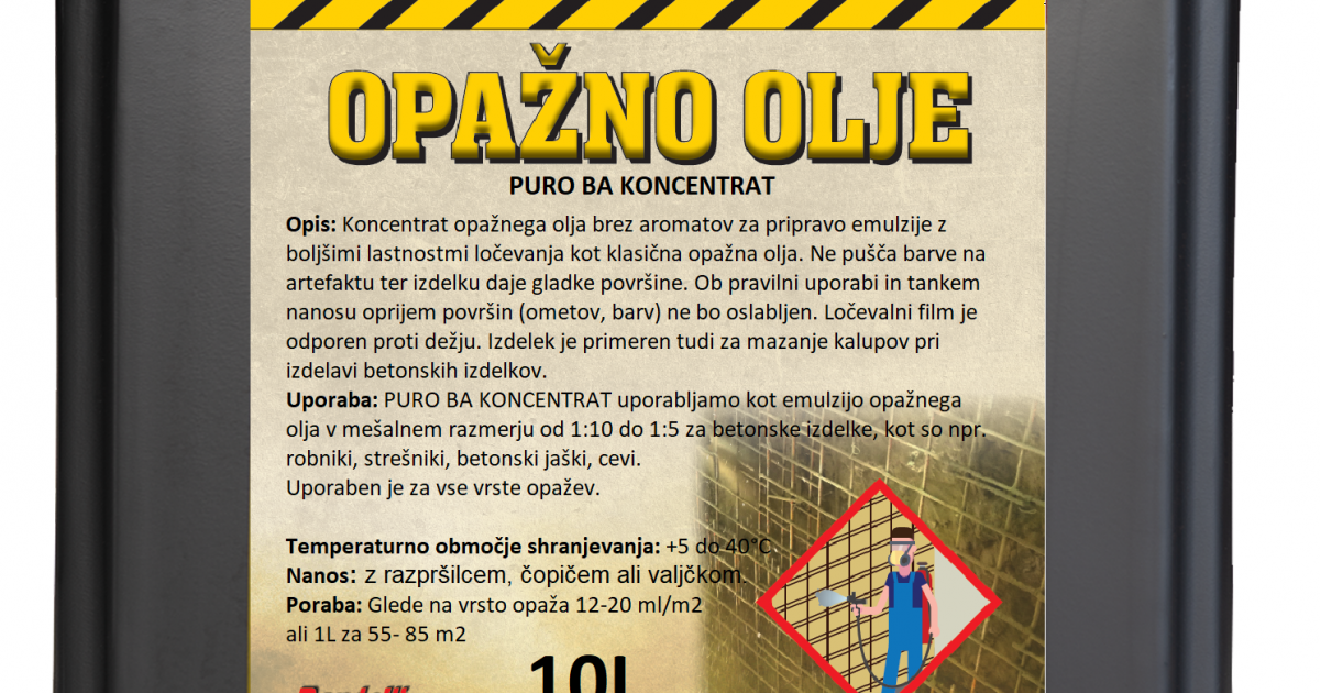 OPAŽNO OLJE PURO BA KONCENTRAT | Bandelli